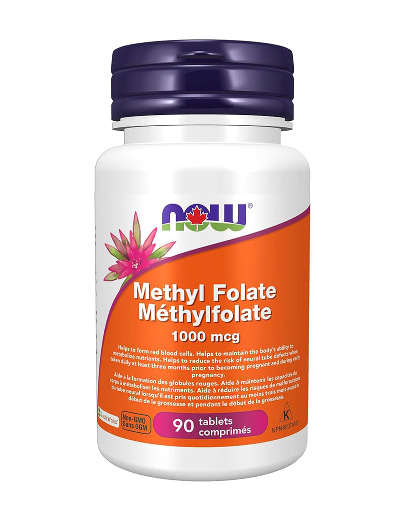 NOW Methyl Folate 1,000 MCG * 90 – Pharmawest