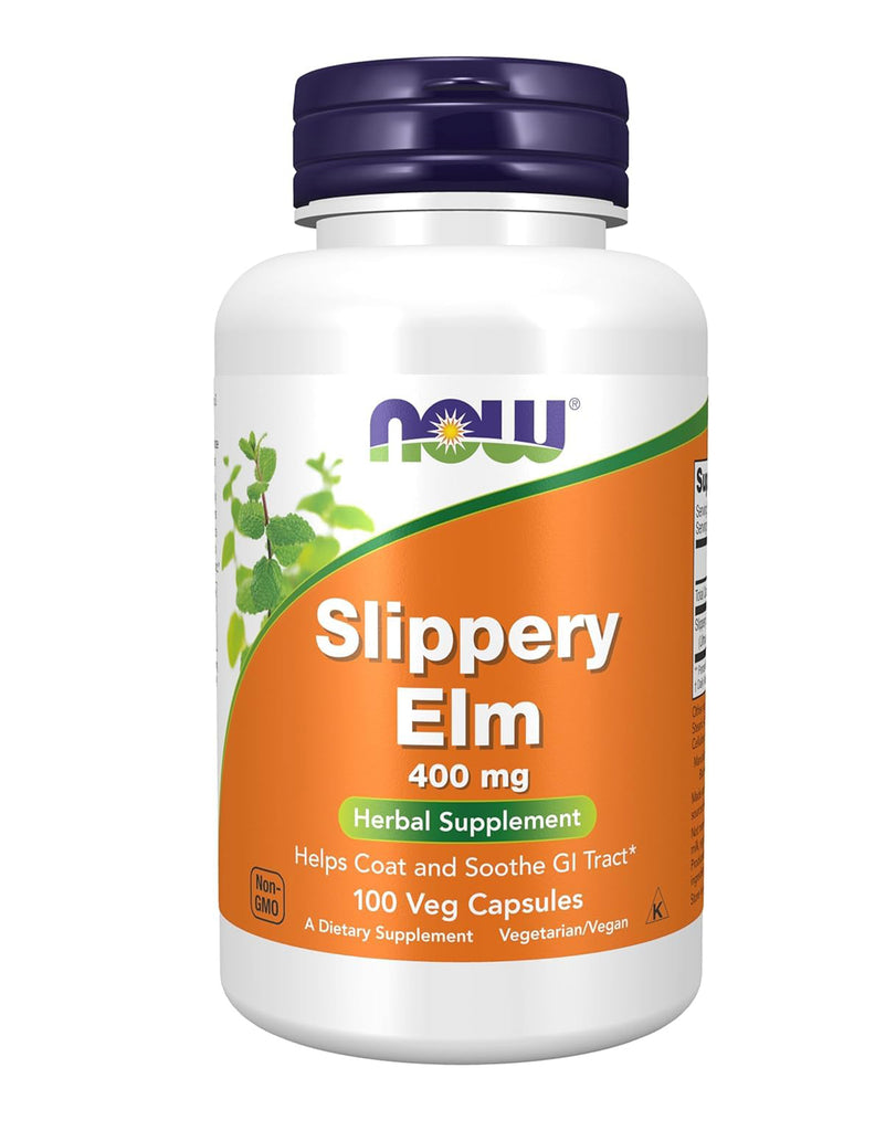 NOW Slippery ELM 400 MG * 100 – Pharmawest