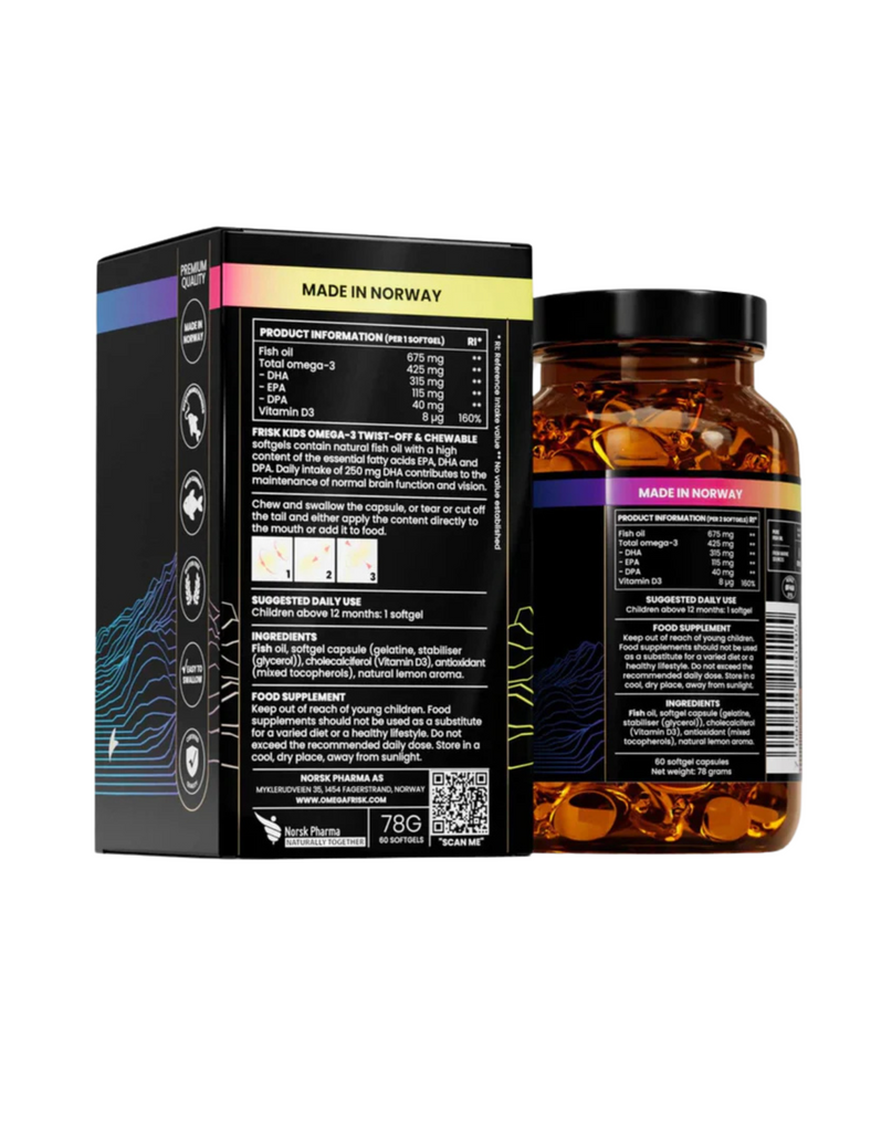 Frisk Kids Omega-3 * 60 – Pharmawest