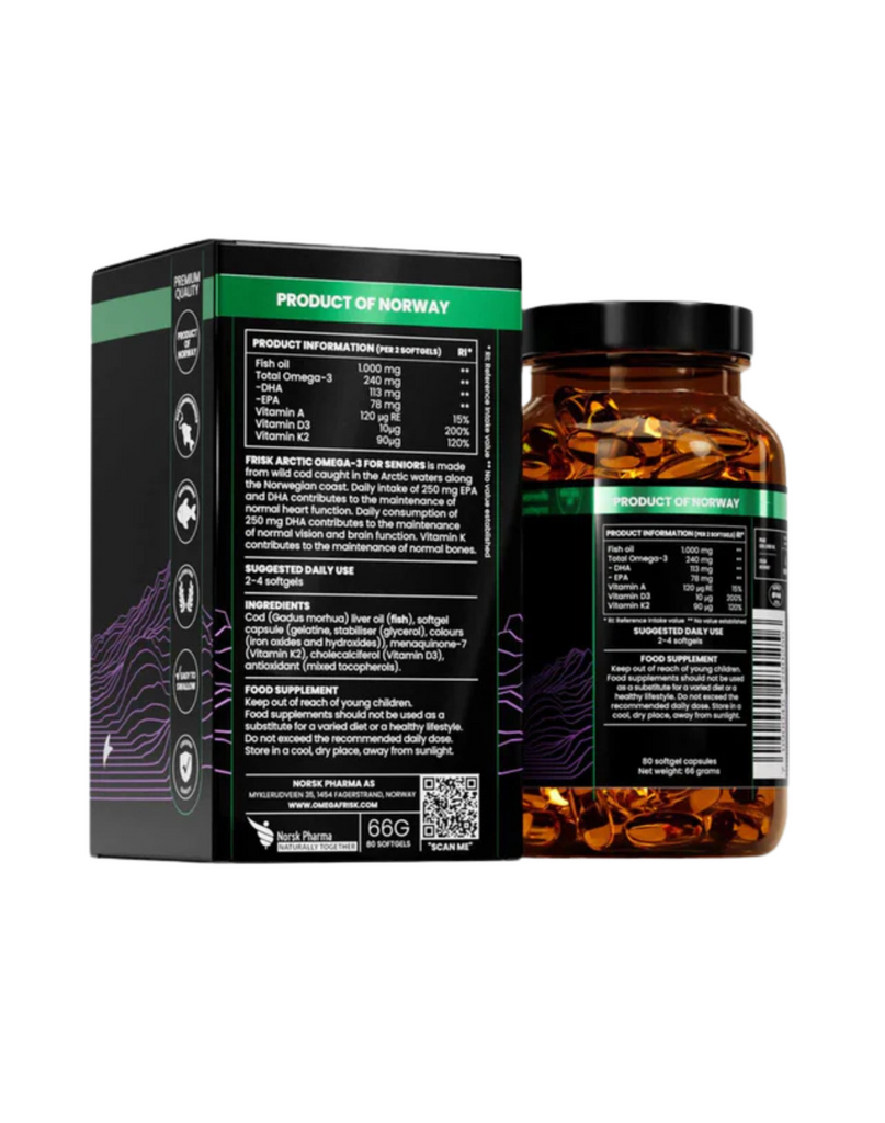 Frisk Arctic Omega-3 Seniors * 80 – Pharmawest