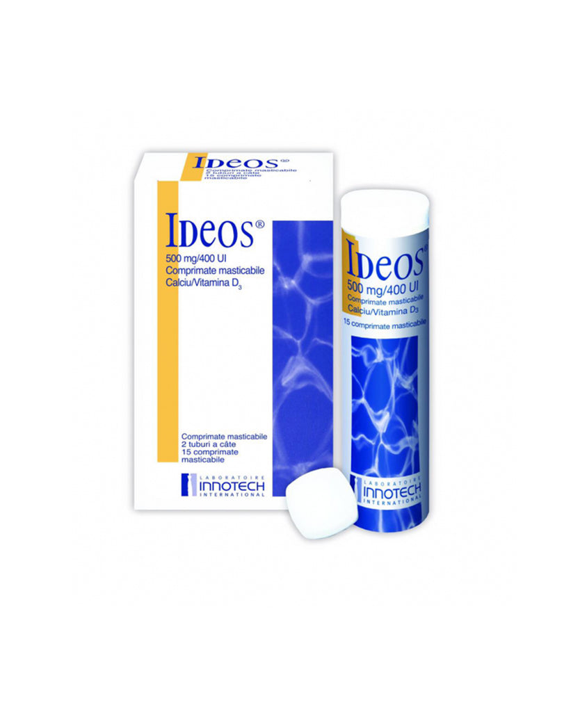 Ideos 500 MG/ 400 UI * 30 – Pharmawest