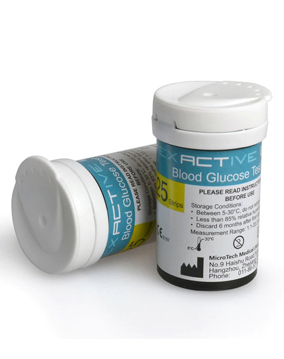 Exactive Glucose Blood Test Strips * 50 – Pharmawest
