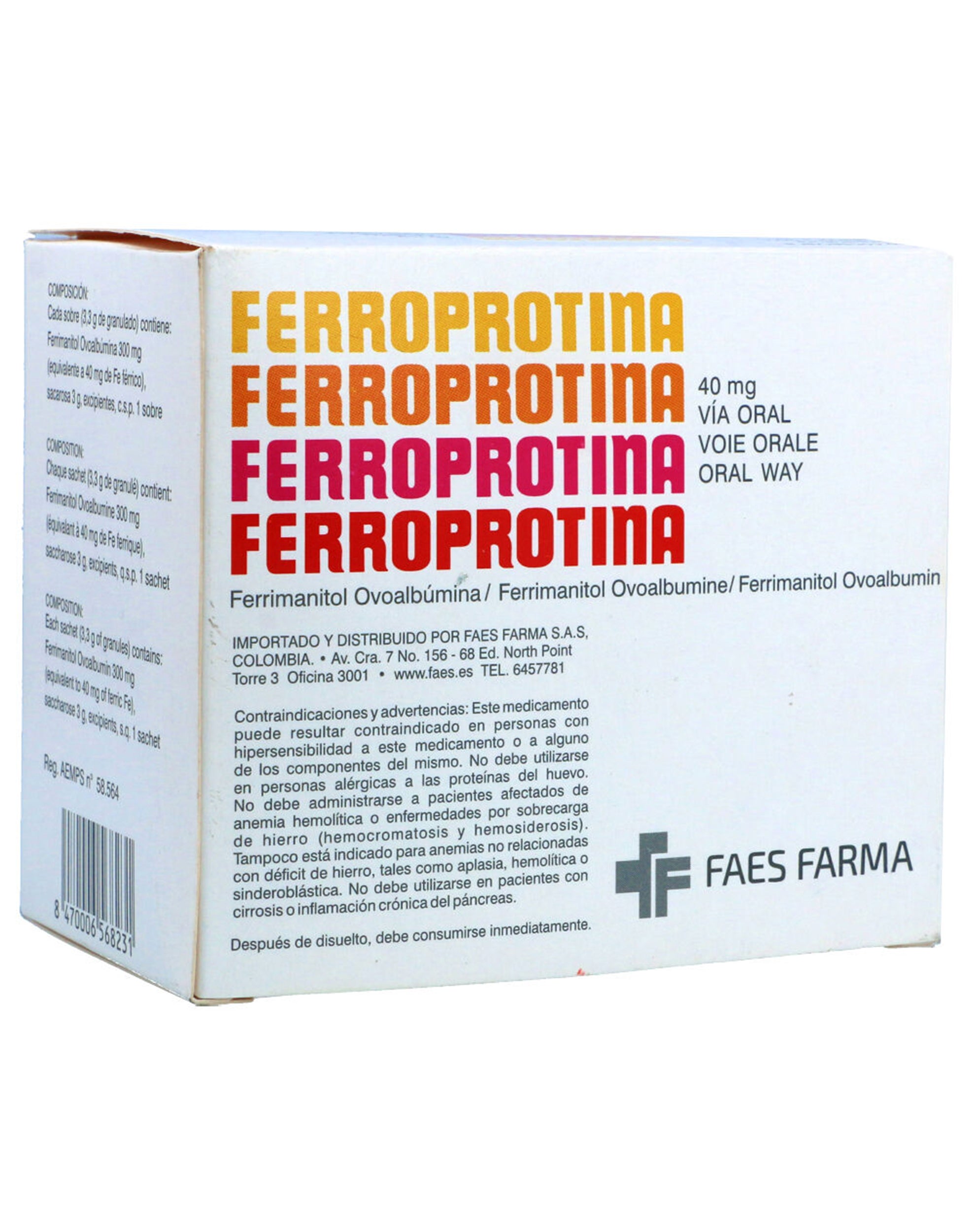 Ferroprotin 40mg * 30 – Pharmawest